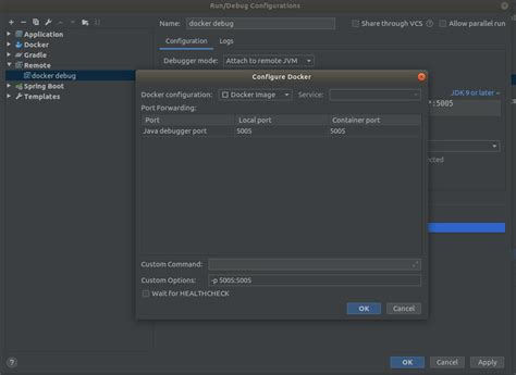 Debugging Attach To Docker Image In Intellij Stack Overflow