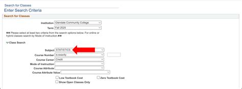 Common Course Numbering Glendale Community College