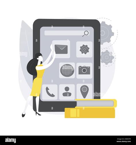 Mobile App Development Courses Abstract Concept Vector Illustration Stock Vector Image And Art Alamy