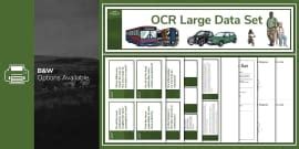 AQA Large Data Set Display Pack AS Level Maths Beyond