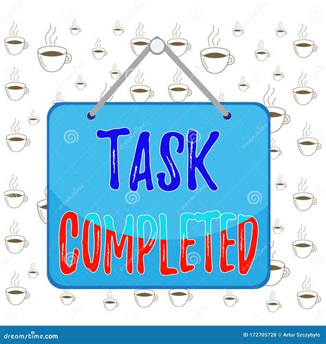 Writing Note Showing Task Completed Business Photo Showcasing Finished