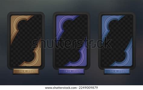Futuristic Technology Frames Interface Hud Element Stock Vector Royalty Free