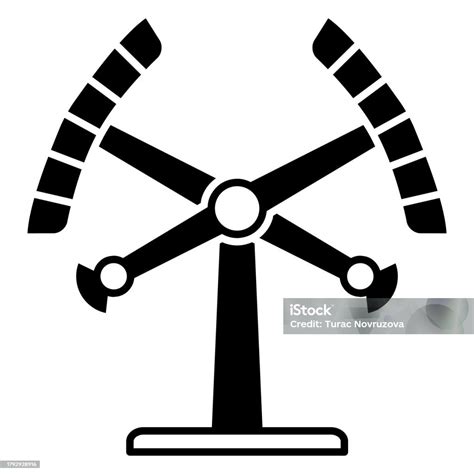 라이드 더블 해머 솔리드 아이콘 놀이기구 개념 흰색 배경에 매력 Kamikaze 기호 글리프 스타일 모바일 컨셉 웹 디자인의 매력 진자 아이콘 벡터 그래픽 가을에 대한 스톡