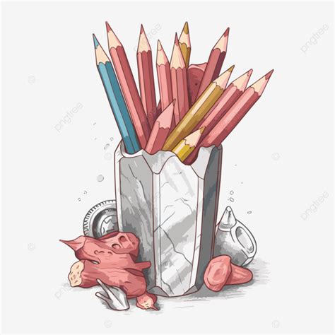 연필 드로잉 벡터 모든 종류의 펜과 연필 만화와 스티커 클립 아트 연필 홀더 상표 클립 아트 Png 일러스트 및 벡터 에 대한 무료 다운로드 Pngtree