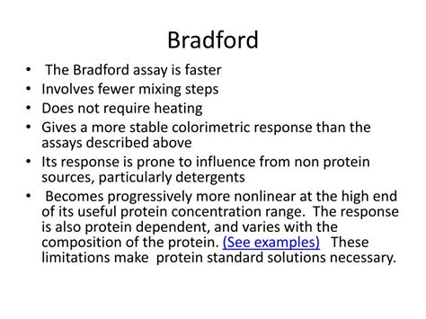 Ppt Bradford Biorad Protein Assay Powerpoint Presentation Free