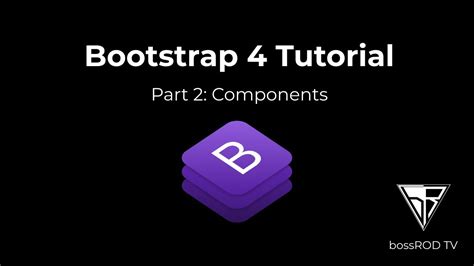 [tagalog] bootstrap 4 tutorial part 2 components youtube