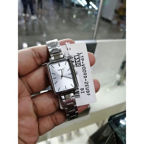แท้ศูนย์ Casio ของแท้ รุ่น Ltp V009d Ltp V009 Ltp V009g นาฬิกาผู้หญิง สี่เหลี่ยม ประกันศูนย์ 1ปี