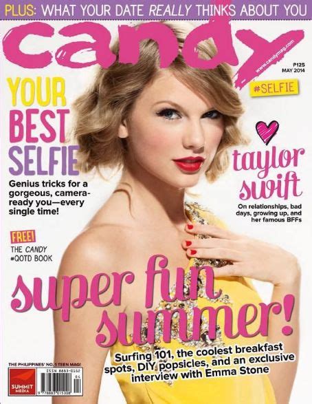 Taylor Swift Candy Magazine May 2014 Cover Photo Philippines