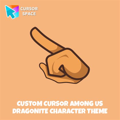 Cursor Custom Cursor Among Us Dragonite Character Theme Pack Cursor Space