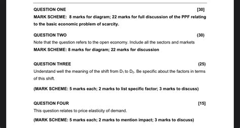 Solved Question One [30] Mark Scheme 8 Marks For Diagram