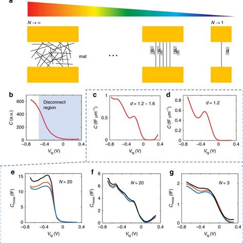 Effect Of Nanotube Arrangement A Diagrams Of Nanotube Devices With