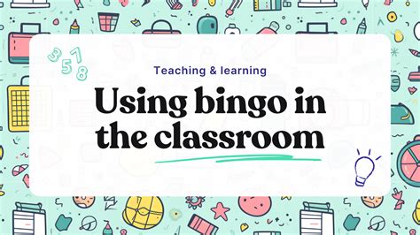 Classroom Bingo Printable And Customizable Bingo Card Creator