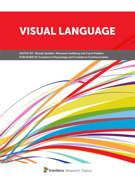 PDF Visual Language A Frontiers In Psychology E Book