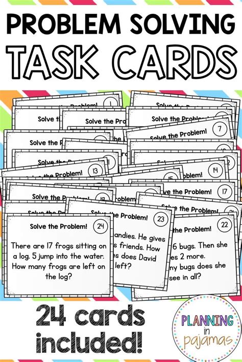 Math Addition And Subtraction Problem Solving Task Cards Up To