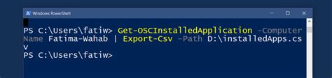 Use Un Script De Powershell Para Obtener Una Lista De Aplicaciones
