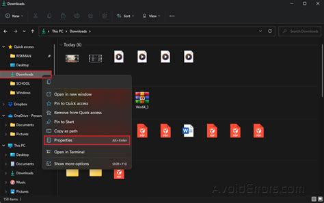 Change The Default Save Location For Files And Folders On Windows AvoidErrors