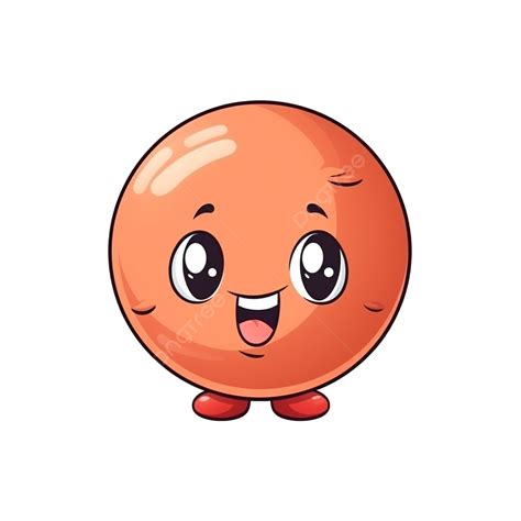 Cute Ball Cartoon Character Baseball Baseball Ball Character Png