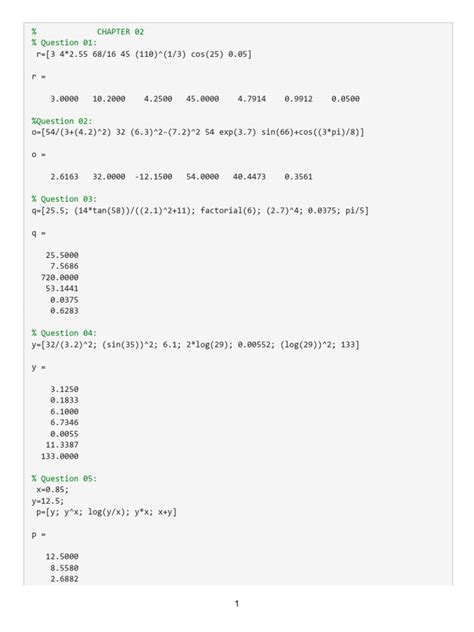 Chapter 2 Matlab Pdf