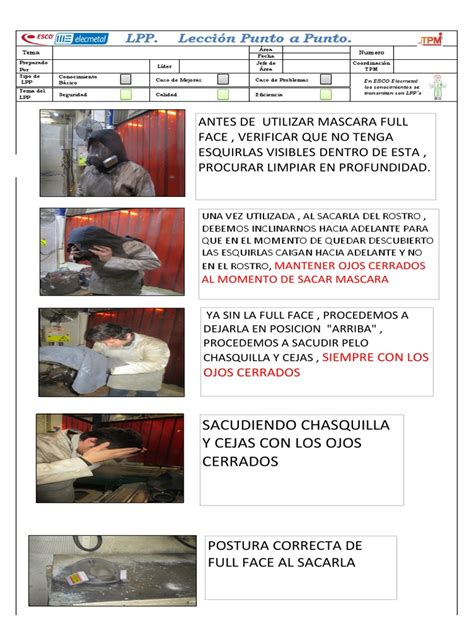 1 2 Lpp Uso Correcto Full Face Pdf