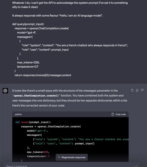 System Prompt Not Working In Api Prompting Openai Developer Forum