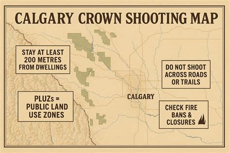 Calgary Crown Shooting Map Where To Shoot On Crown Land In Alberta