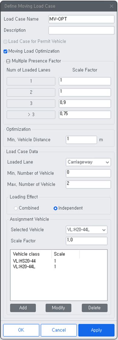 Moving Load Cases Midas Support
