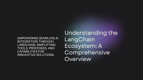 Understanding The Langchain Ecosystem A Comprehensive Overview