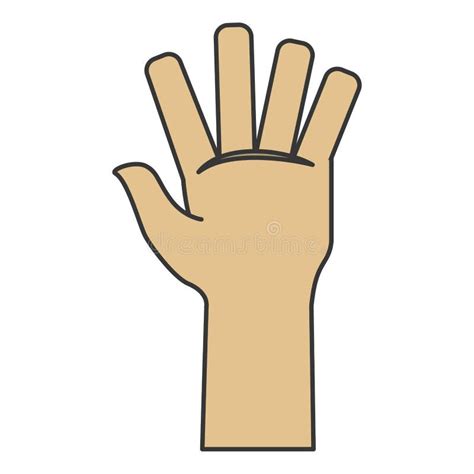 Imagen Del Icono De La Mano Stock De Ilustración Ilustración De