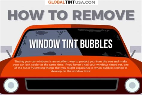 How To Remove Window Tint Bubbles InPeaks