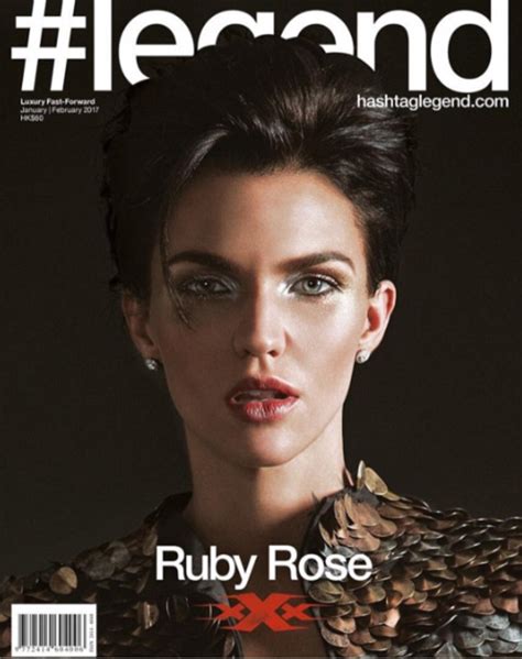 Ruby Rose Graces The Cover Of Legend Magazine As She Reveals Life