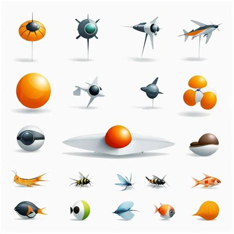 Subject Vector Set White Background Isolated A High Quality Premium Ai Generated Vector