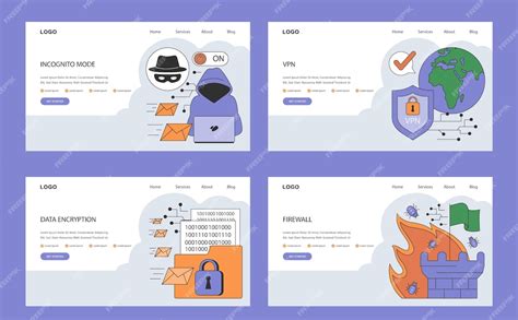 Premium Vector Data Privacy Web Banner Or Landing Page Cyber Or Web