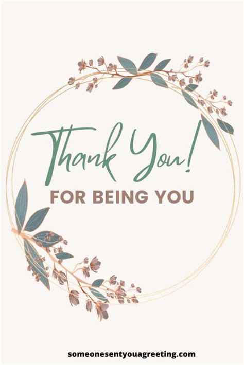 30 Thank You For Being You Messages Someone Sent You A Greeting