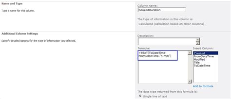 Create A Calculated Column In Sharepoint List Or Library