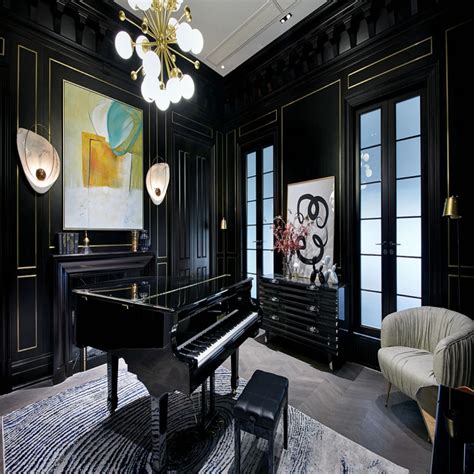 Villa Classic Design Wall Cladding Custom Lacquer Finish Panel Interior Decorative Wooden Wall