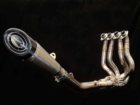 Kawasaki H2 Sesx Vandemon Titanium Exhaust And H2r Carbon Tip Muffler 2
