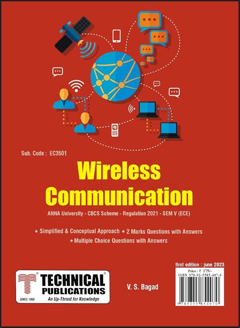 Wireless Communication For Be Anna University R21cbcs V Ece Ec3501 Books