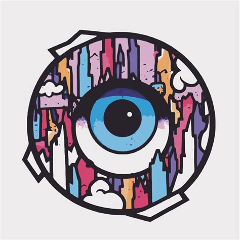 Ilustraci N Abstracta Del Ojo Vector Premium