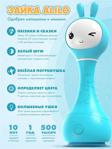 Умный Зайка ALILO R1 (голуой)