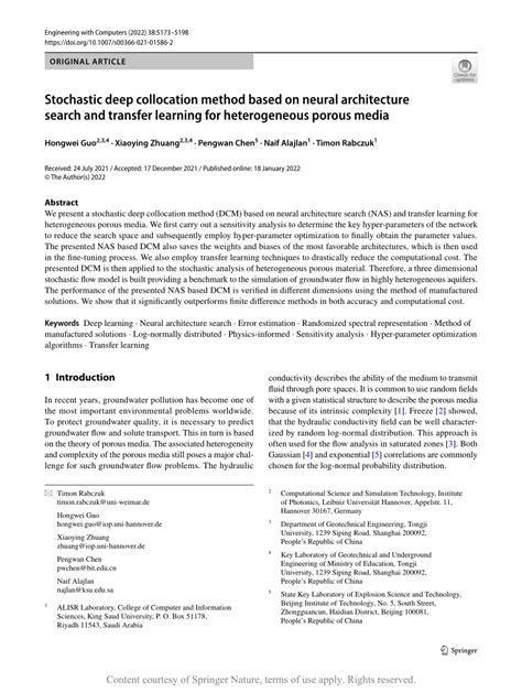 pdf stochastic deep collocation method based on neural architecture search and transfer