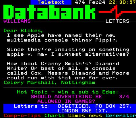 24 2 95 The Digitiser Vault Super Page 58 The Digitiser Tribute Site