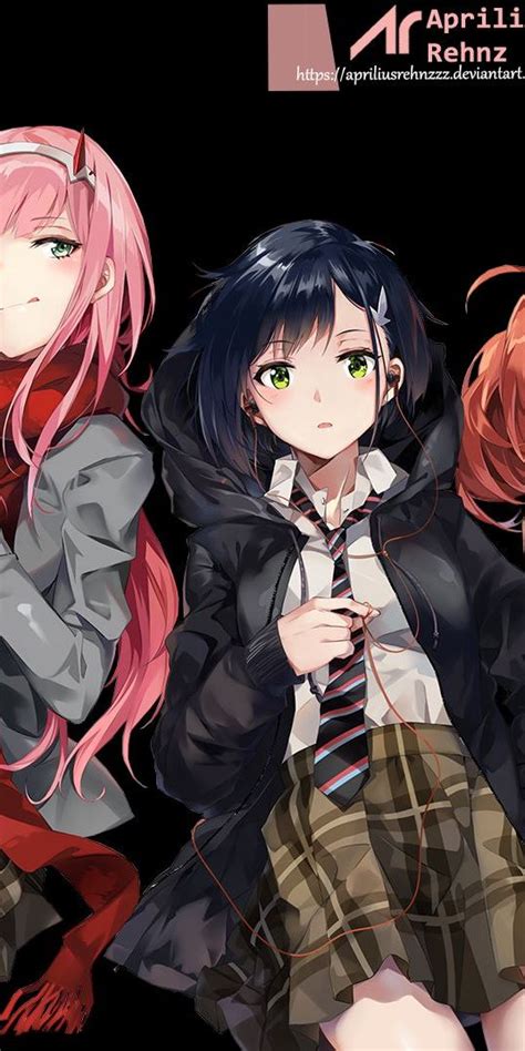 Hintergrundbild Für Handys Animes Darling In The Franxx Ichigo