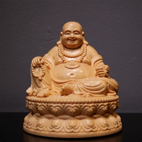 พระสังกัจจายน์ ปางนั่งรับทรัพย์ ไม้หอมฮิโนกิ ขนาด 10 Cm Boxwood Supreme