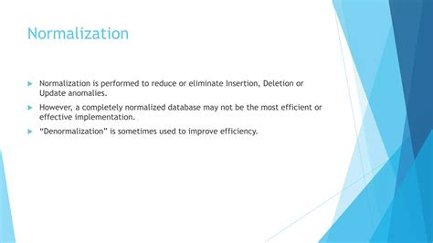 Entity Relationship Diagram Concept On Normalization Pptx