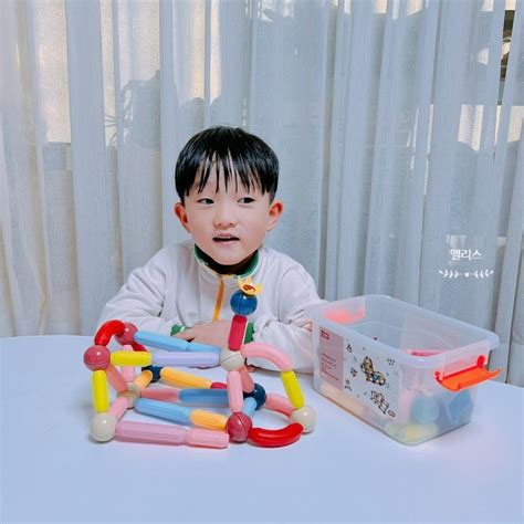 자석장난감 티처스 자석블럭 마그네틱블럭 6세 크리스마스선물 네이버 블로그