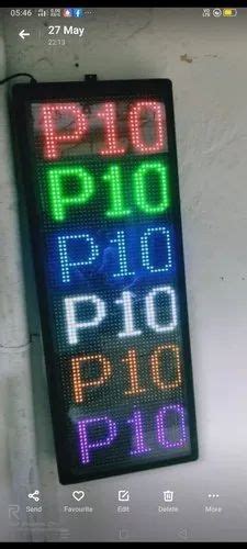 Led Moving Message Display Input Voltage Dc Power Dimension Sqft At Rs Square Feet In