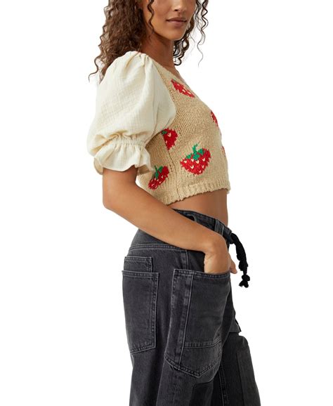 Free People Strawberry Jam Top Libby Story