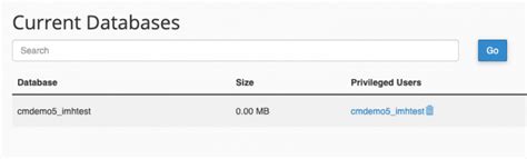 How To Create And Attach A Database User In Cpanel Inmotion Hosting