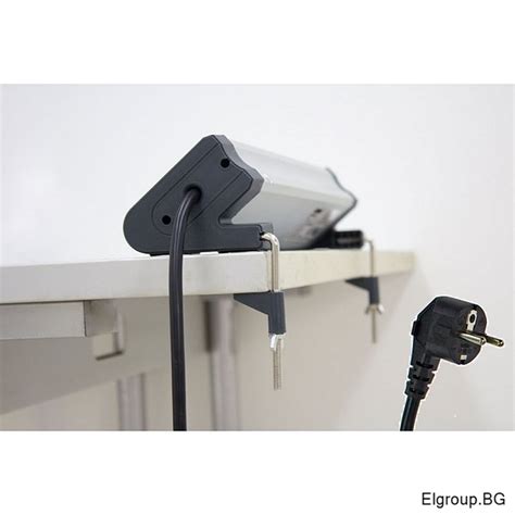 Разклонител 4 гнезда за бюро с кабел 1 5м защита от пренапрежение