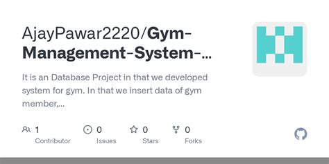 Github Ajaypawar2220gym Management System Project It Is An Database Project In That We
